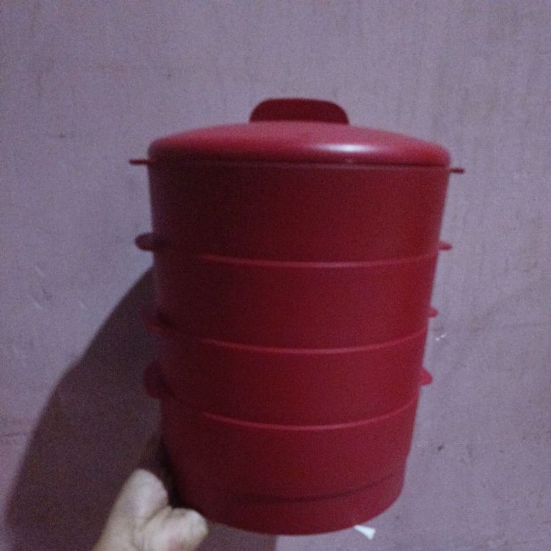 Jual Tupperware kukusan 4 susun | Shopee Indonesia