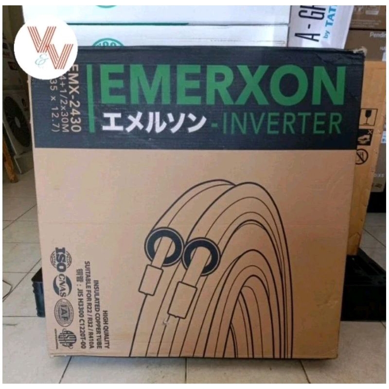Jual pipa AC emerxon inverter 1/4+1/2 untuk AC 1,5 pk-2 pk harga/roll ...