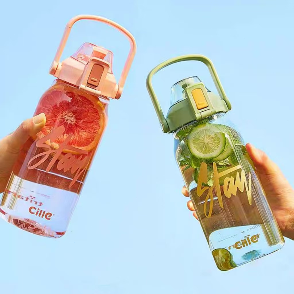 Jual Bb&B-72 Cille Botol minum 1 Liter bahan tritan Botol air minum ...