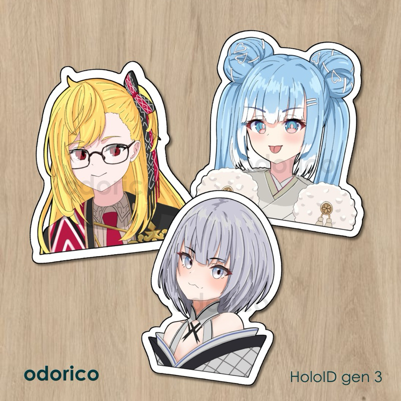 Jual Stiker Hololive ID gen 3 / Sticker Anime HoloID Indoensia Kaela ...