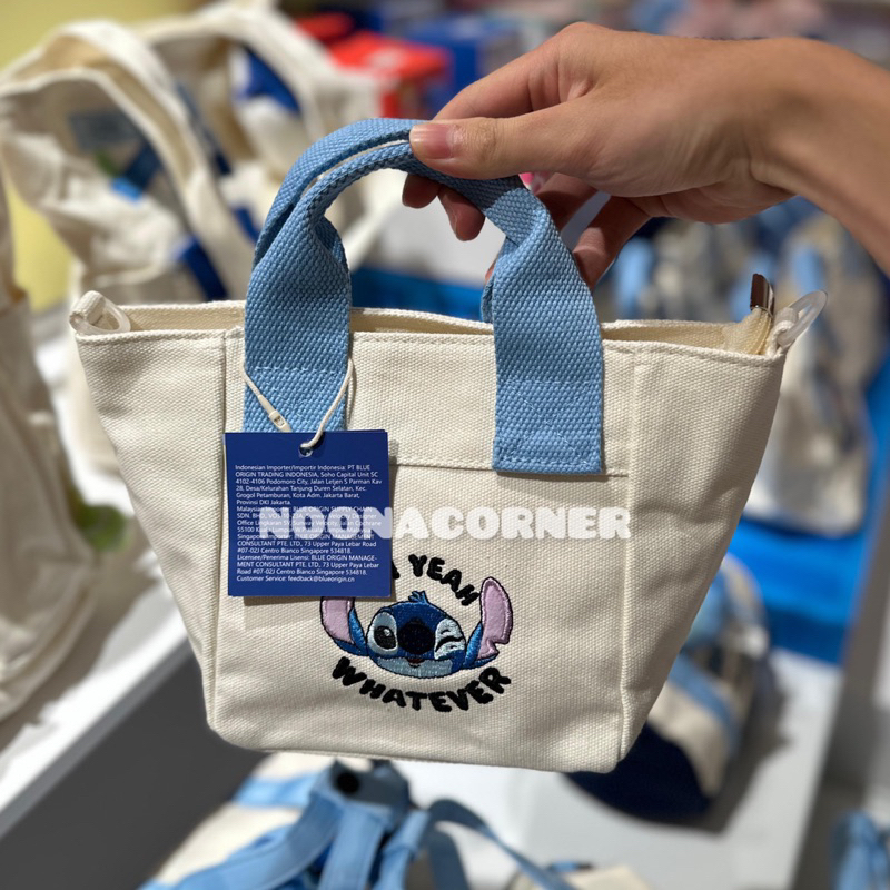 Jual KKV ‼️ Tas Selempang / Mini Totebag Canvas Disney Lilo & Stitch ...