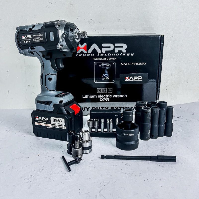 Jual APR raja Bor Impact wrench jumbo AP78 Promax+ cvt edition 1850nm ...