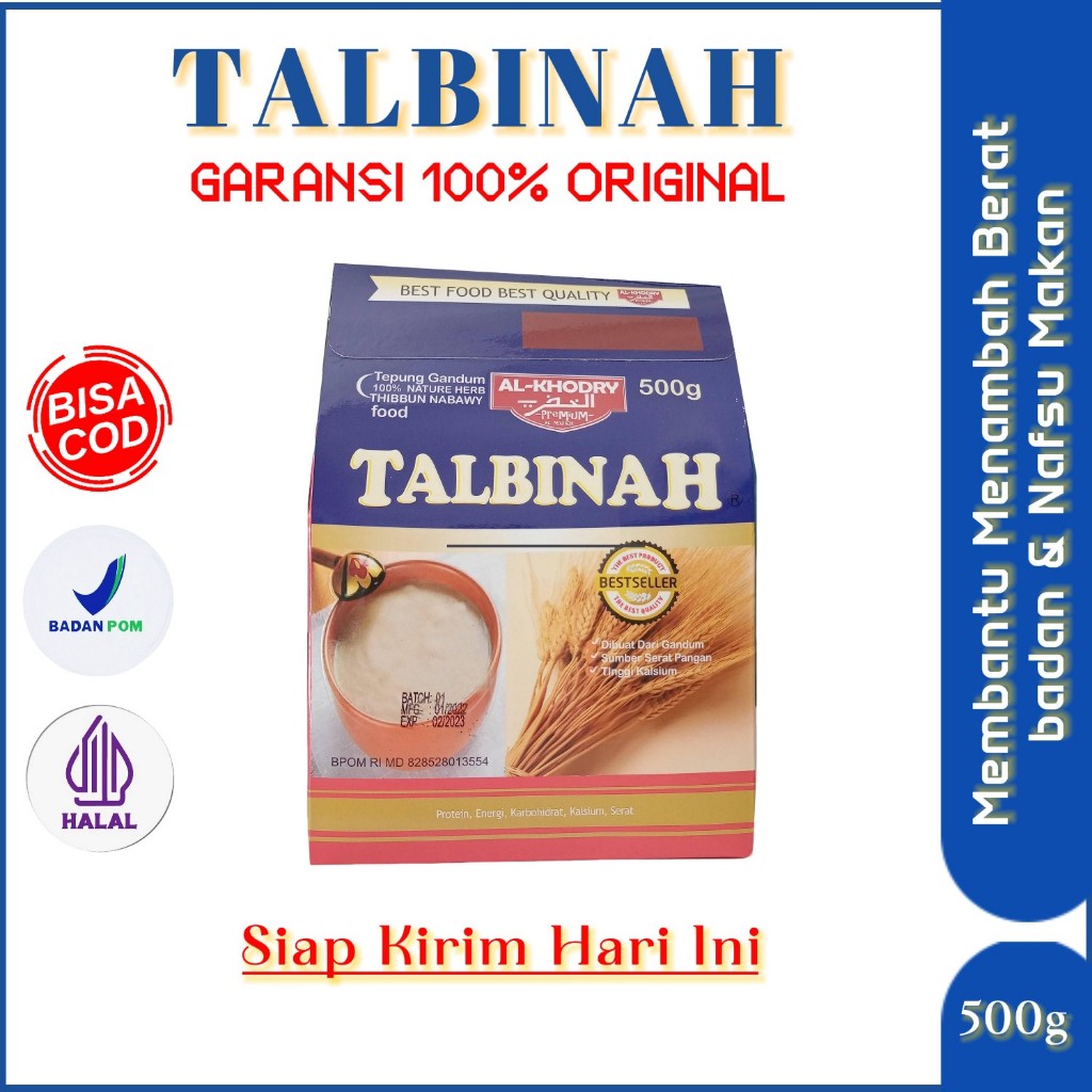 Jual TALBINAH AL KHODRY Original Tepung Gandum Mengatasi Maag Gerd Asam ...