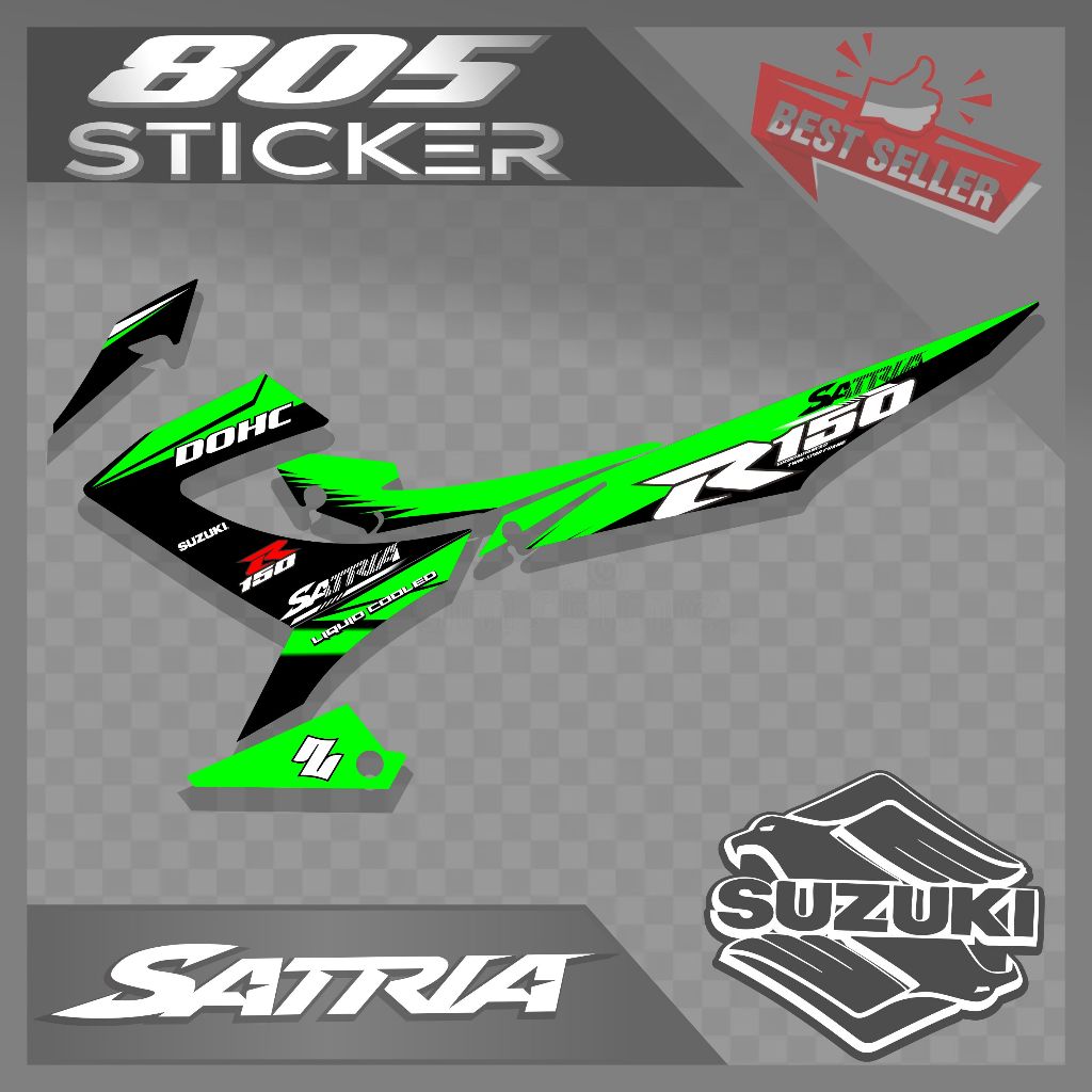 Jual STRIPING SUZUKI SATRIA FU F150/STIKER FU FL/STRIPING MOTOR SATRIA ...