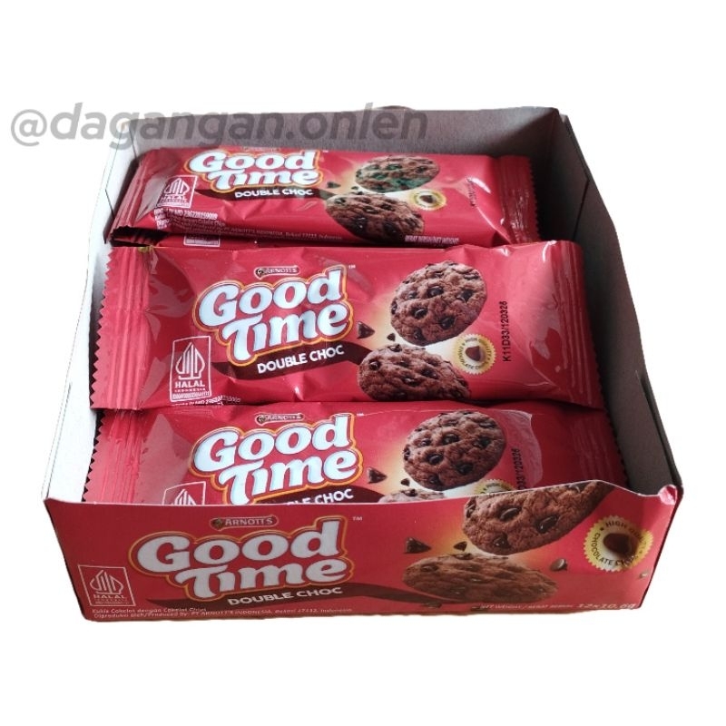 Jual Good Time Double Choc 1box isi 12 | Shopee Indonesia