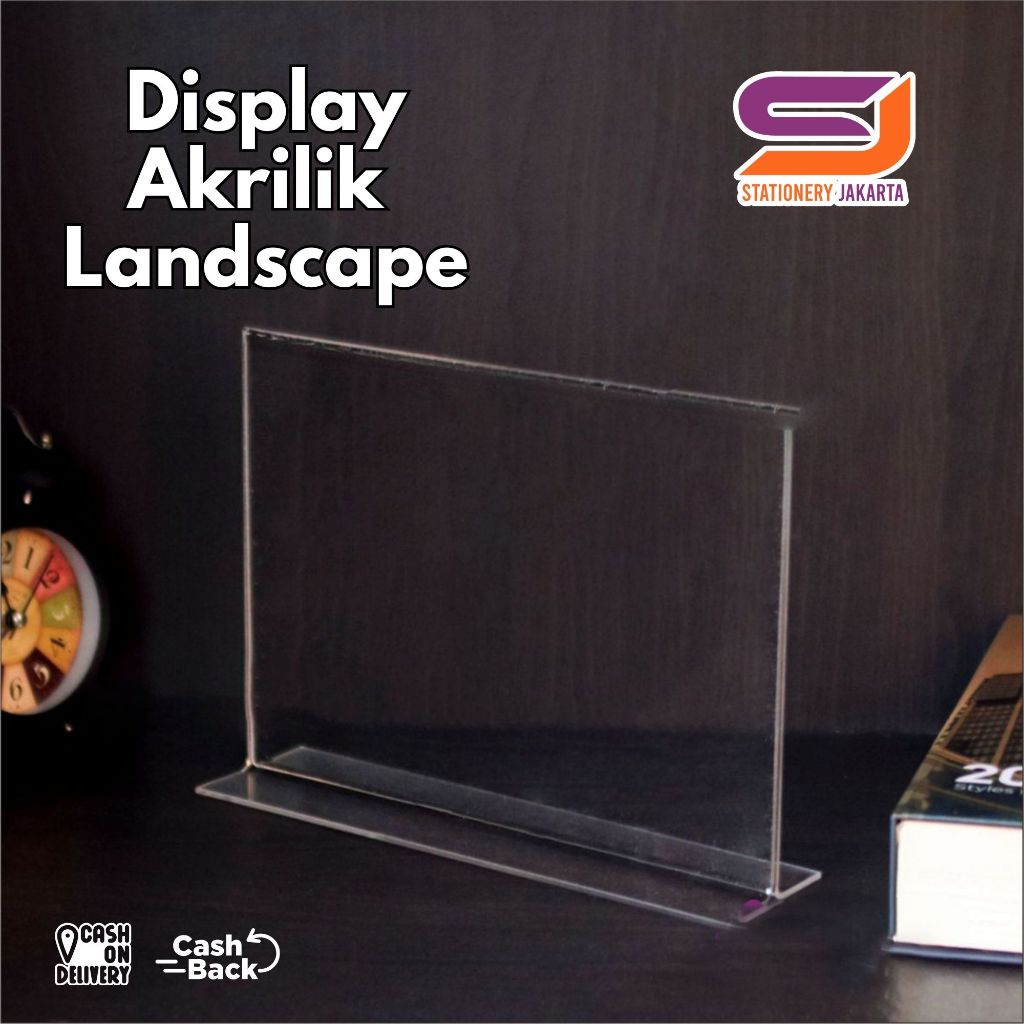 Jual Display Menu Akrilik Standing Acrylic Papan Tempat Meja Minimalis ...