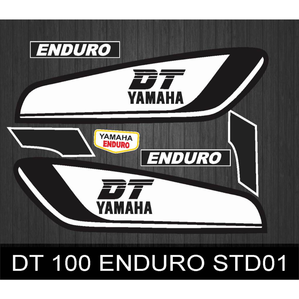 Jual STIKER STRIPING LIST MOTOR YAMAHA DT 100 ENDURO STD001 | Shopee ...