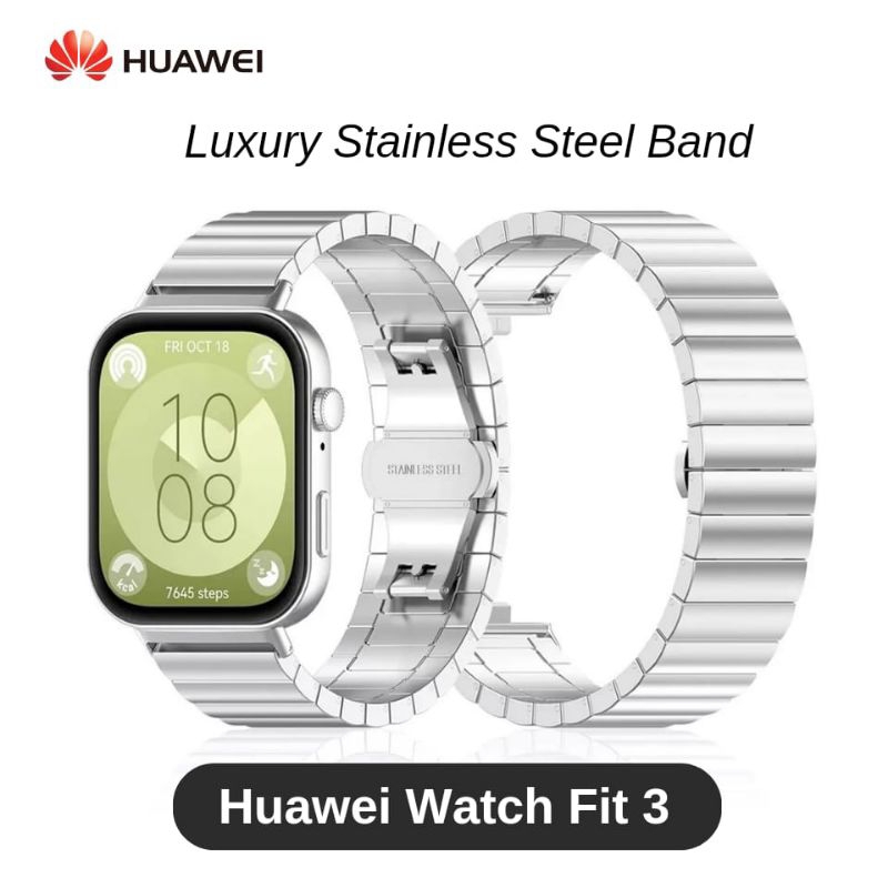 Jual Tali Strap Rantai Stainless Steel Luxury Smartwatch Huawei Watch ...
