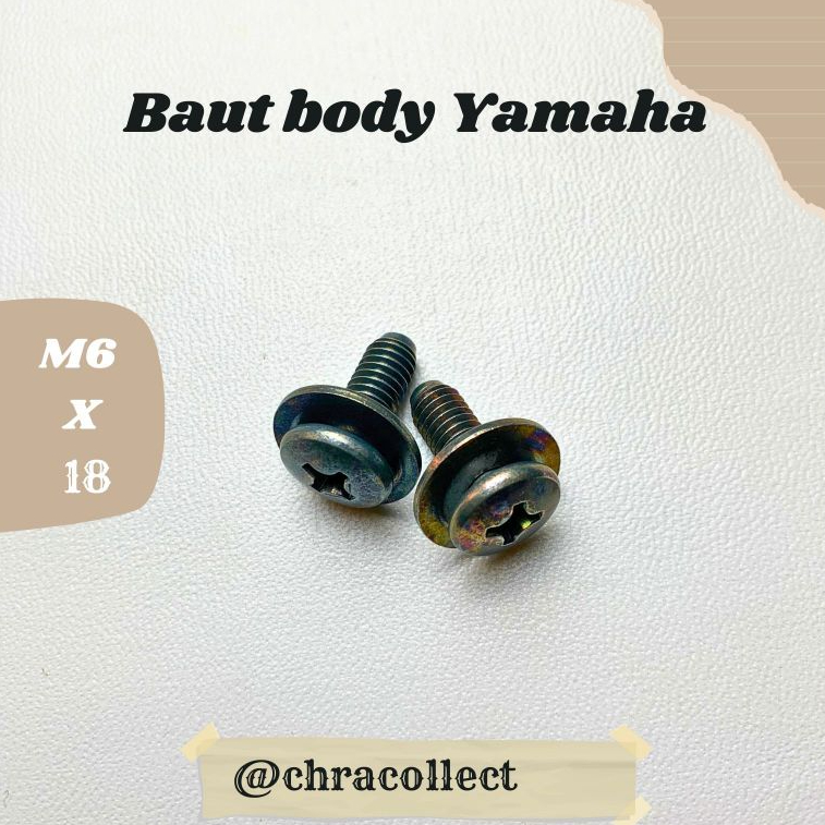 Jual 1 Pak Baut body Yamaha / baut body Yamaha / baut body Jupiter Vega ...
