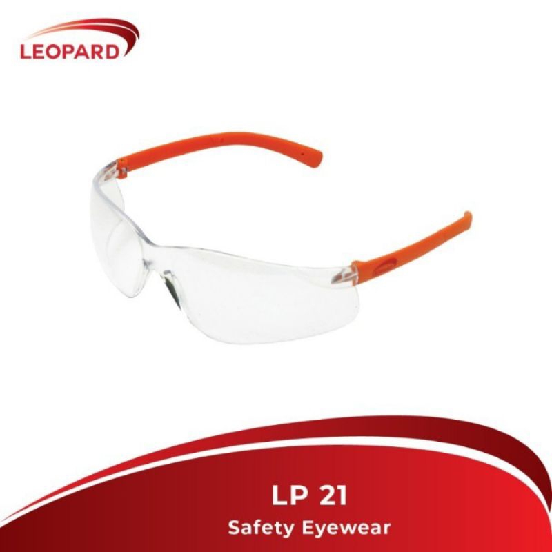 Jual Safety Eyewear "LEOPARD" LP 21 Clear / Kacamata Safety Original ...