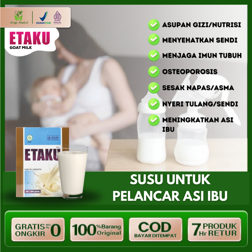 Jual Susu Pelancar Produksi Asi Ibu Pelancar Asi Sehat Ibu Hamil Dan ...