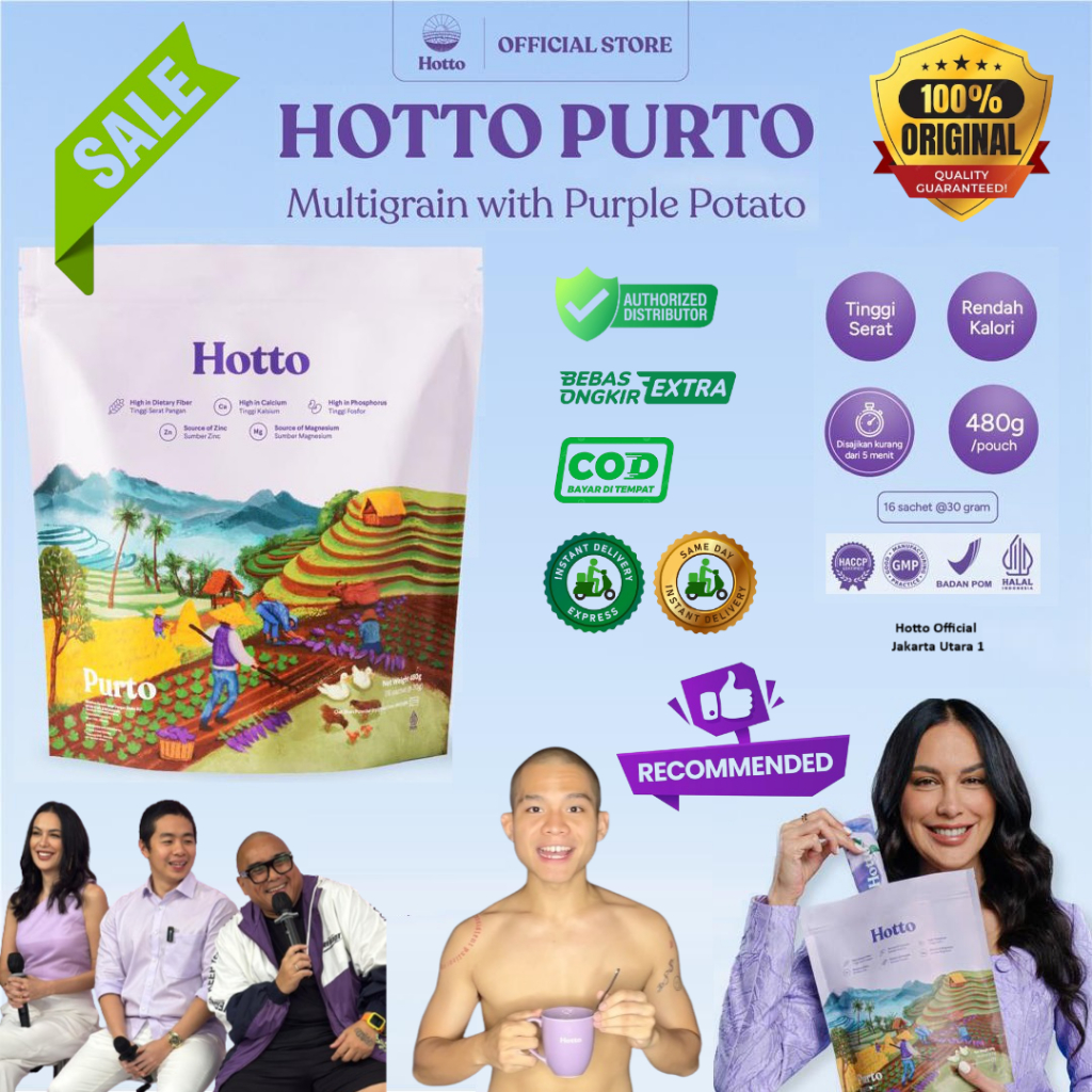 Jual Hotto Purto 1 Pouch (16 Sachet) | Shopee Indonesia
