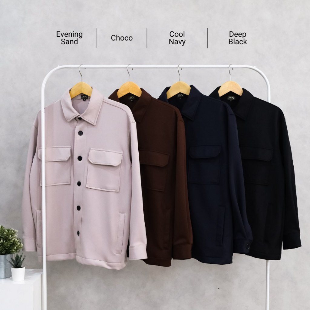 Jual SANVANINA Jaden Scuba Jacket | Trucker Jacket Outer Pria | Baju ...