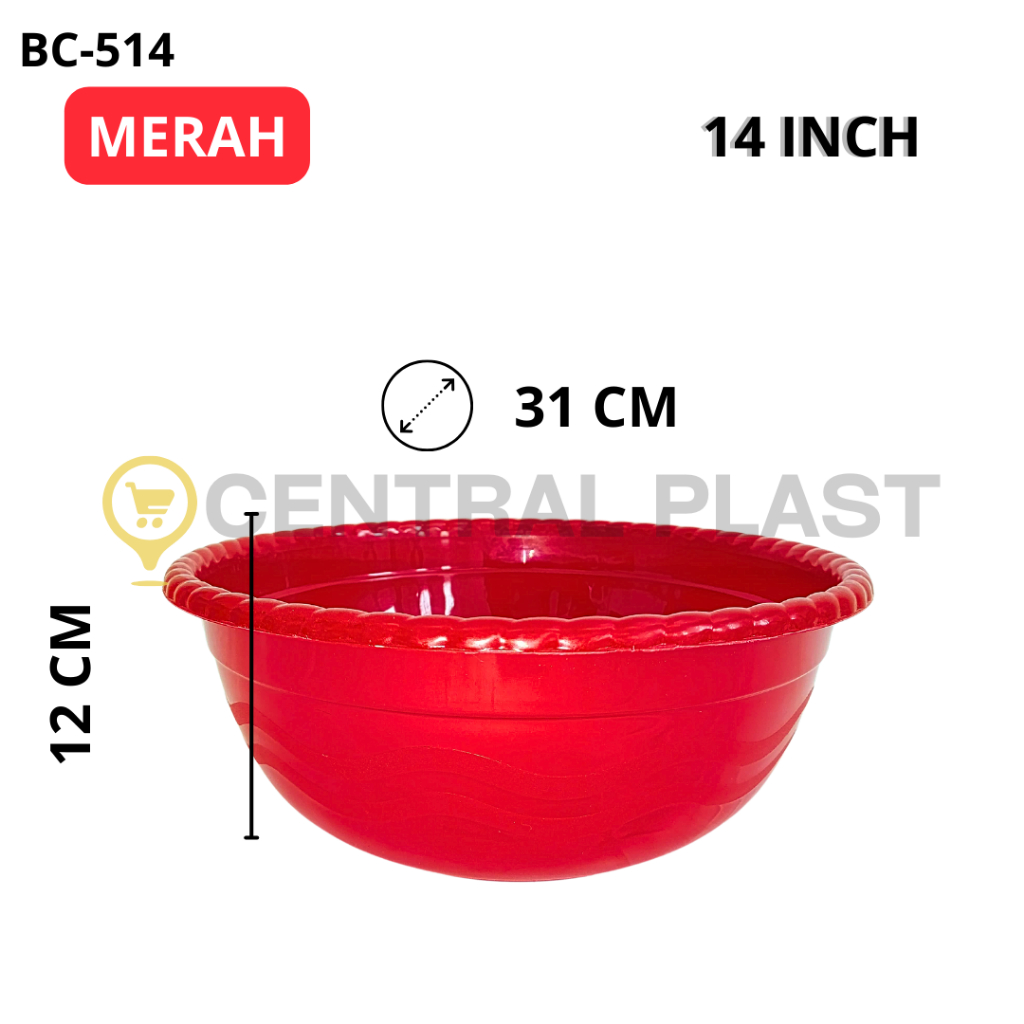 Jual BASKOM PLASTIK | BASKOM 14 INCH | BASKOM MURAH | BASKOM SAYUR ...