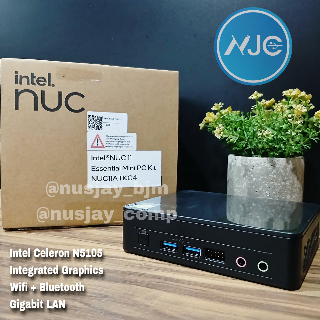 Jual ( mini pc only ) MINI PC NUC INTEL CELERON N5105 WINDOWS 11 ...