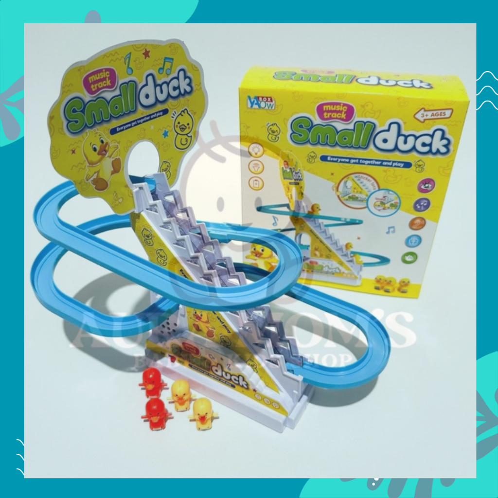 Jual Mainan Bebek Naik Tangga Musik Track Small Duck Unicorn Maenan Anak | Shopee Indonesia