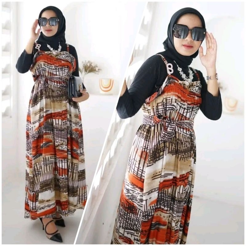 Jual BECCA BASIC MOTIF DRESS OVERALL REMAJA KEKINIAN | Shopee Indonesia