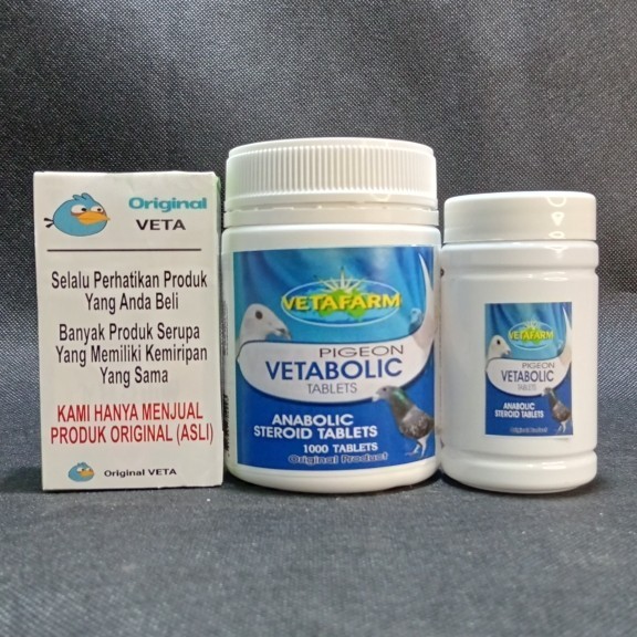 Jual VETABOLIC TABLETS VETAFARM SUPLEMEN PEMBENTUKAN OTOT TULANG ...