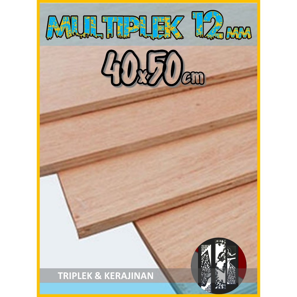 Jual Triplek 12mm 40x50 cm | Multiplek Plywood 12 mm 40x50 | 40 x 50 ...