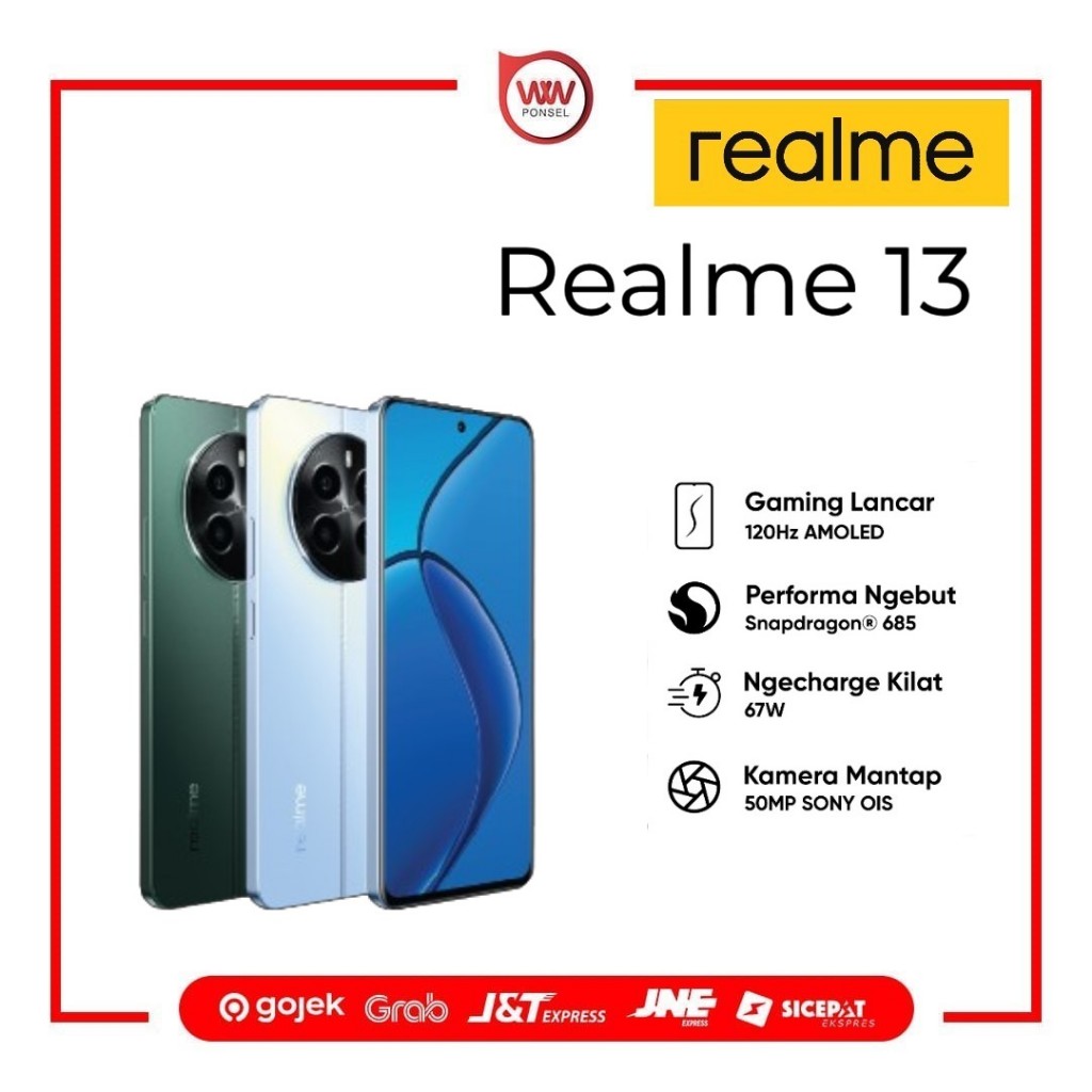 Jual Hp Realme 13 Ram 8GB Internal 128GB Garansi Resmi | Shopee Indonesia