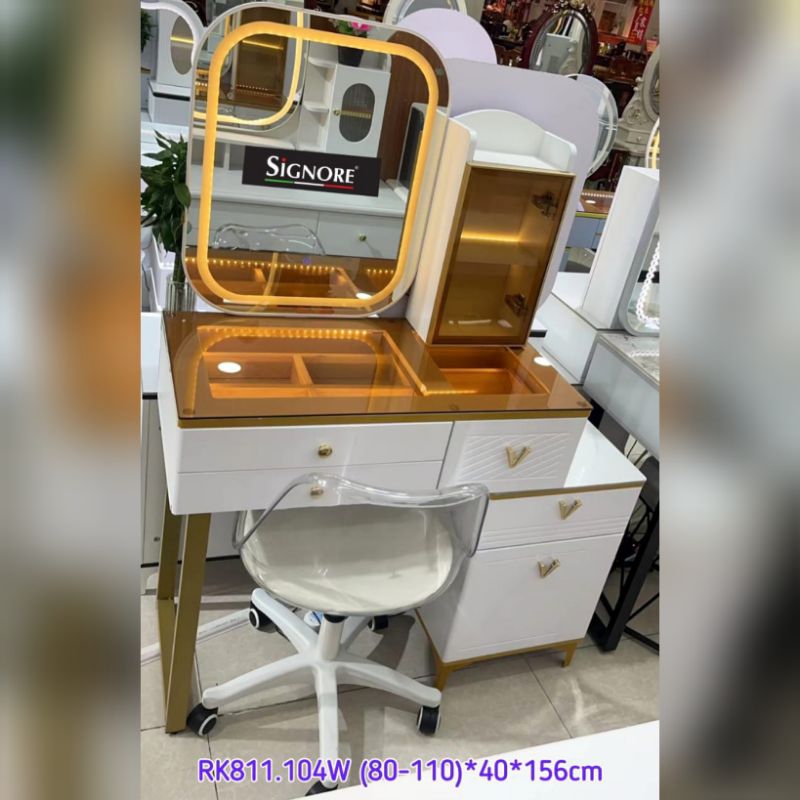 Jual MEJA RIAS LED 104W UKURAN 80-110 X 40 X 156 CM | Shopee Indonesia