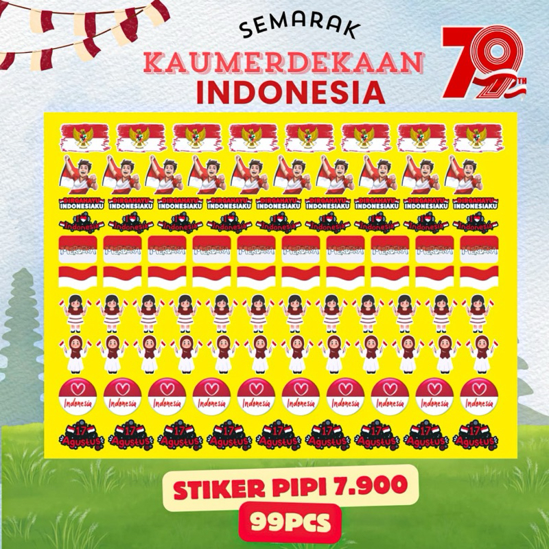 Jual Stiker Pipi 17 agustus | Shopee Indonesia