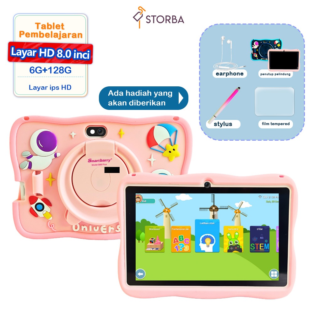 Jual TAB STUDY KIDS Tablet A15 8 Inch IPS Wifi-Hotspot 6/128GB tablet ...