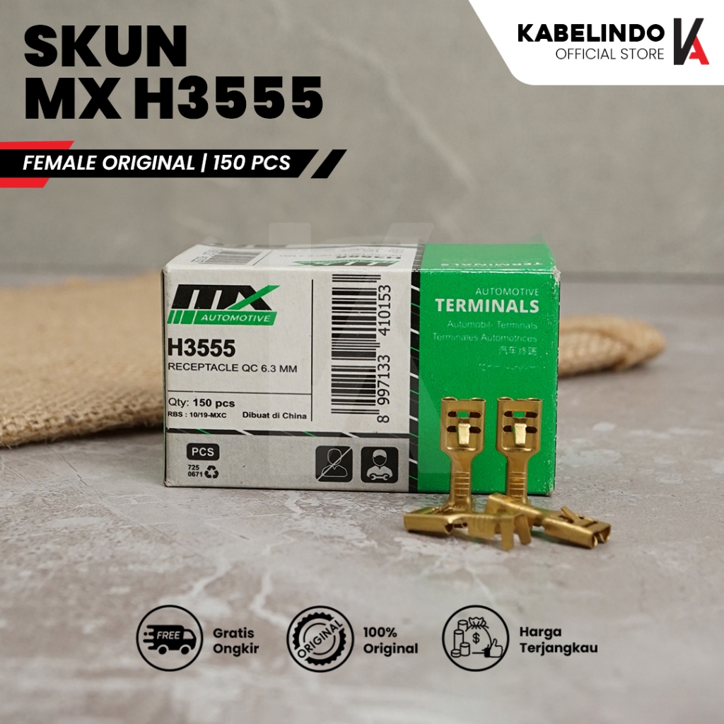 Jual 【MX】Terminal Skun MX H3555 / H2832 Skun Gepeng Cewek / Cowok High ...