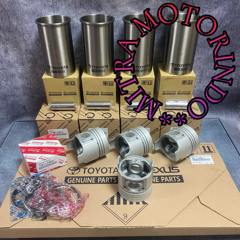 Jual Paket Lengkap Overhoul/Liner Kit Set Toyota Hiace Diesel LH11 1Set ...