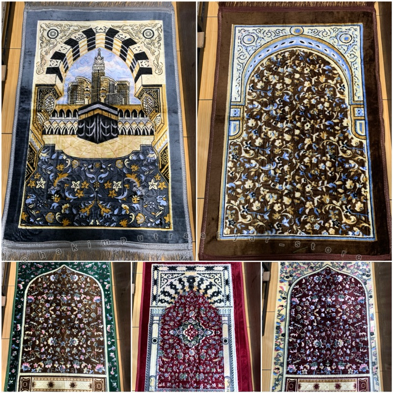 Jual [Motif Terbaru] Sajadah Tebal Premium 70x110 cm Hight Quality Anti ...