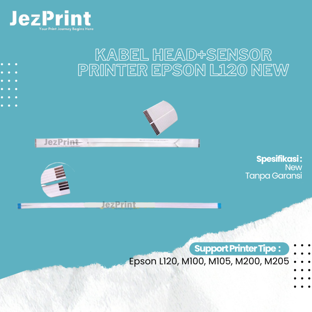 Jual Kabel Head + Kabel Sensor Printer Epson L120, Cable Flexible Epson ...