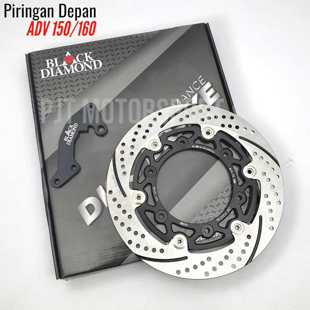 Jual PIRINGAN CAKRAM DEPAN BLACKDIAMOND 260MM HONDA ADV 160 ADV 150 ABS ...