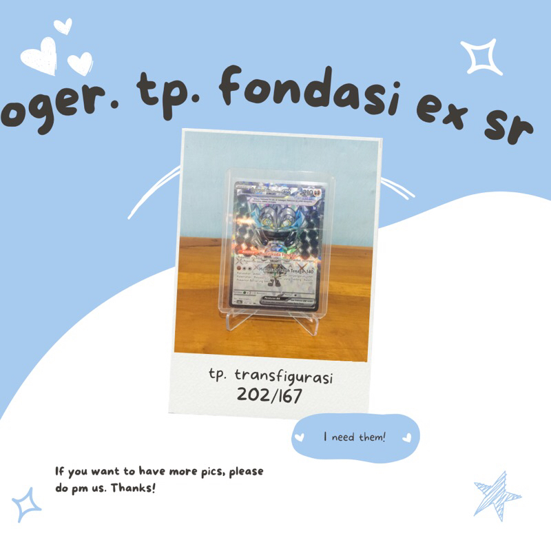Jual Ogerpon Topeng Fondasi EX SR SV6S 202/167 Pokemon TCG Indonesia | Shopee Indonesia