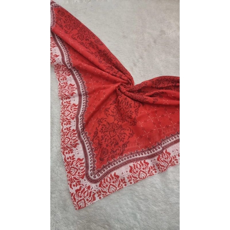 Jual hijab deenay merah putih | Shopee Indonesia