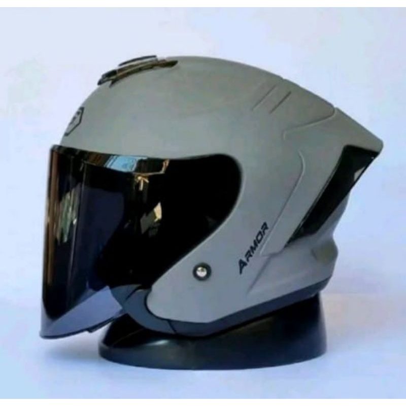 Jual HELM JS ARMOR SOLID KACA/VISOR HITAM/SMOKE ORIGINAL SNI | Shopee ...
