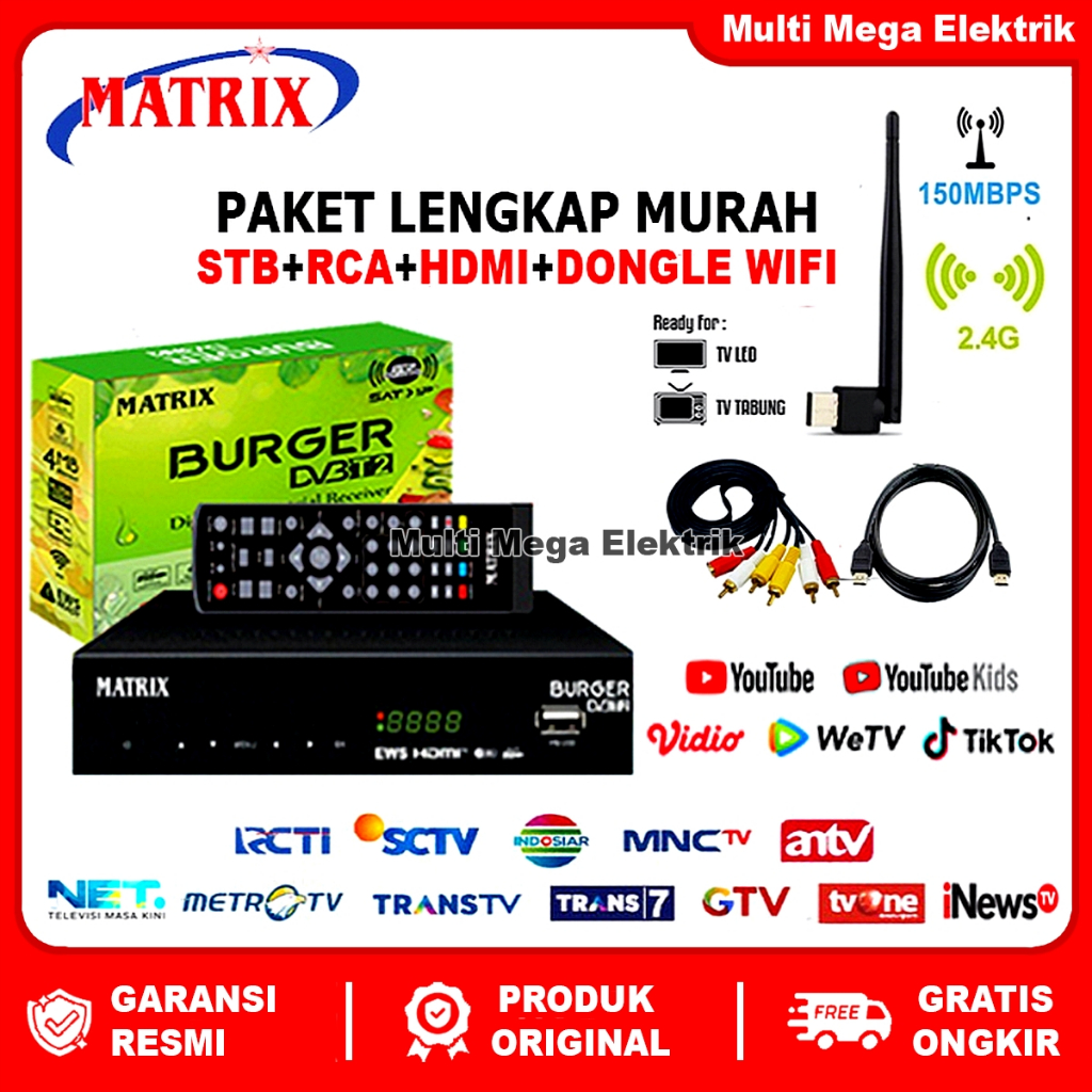 Jual [COD] STB / SET TOP BOX TV DIGITAL / STB TV DIGITAL DVBT2 | Shopee ...