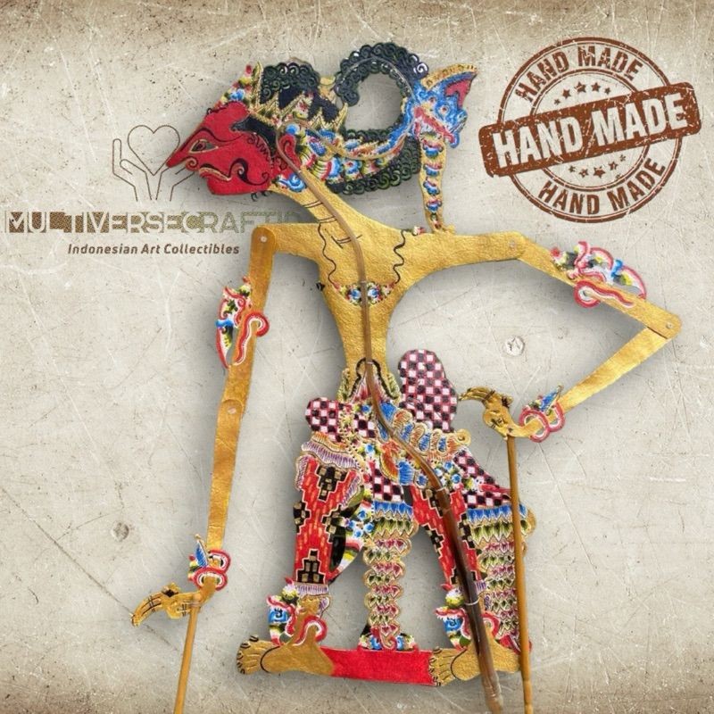Jual Wayang Alusan Kulit Kerbau Setyaki Kualitas Alusan Gapit Sungu ...