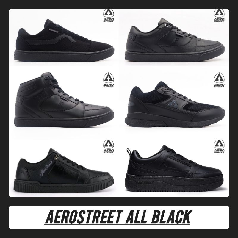 Jual Aerostreet 37-44 Full Black - Massive Hitam | Massive | Hoops ...