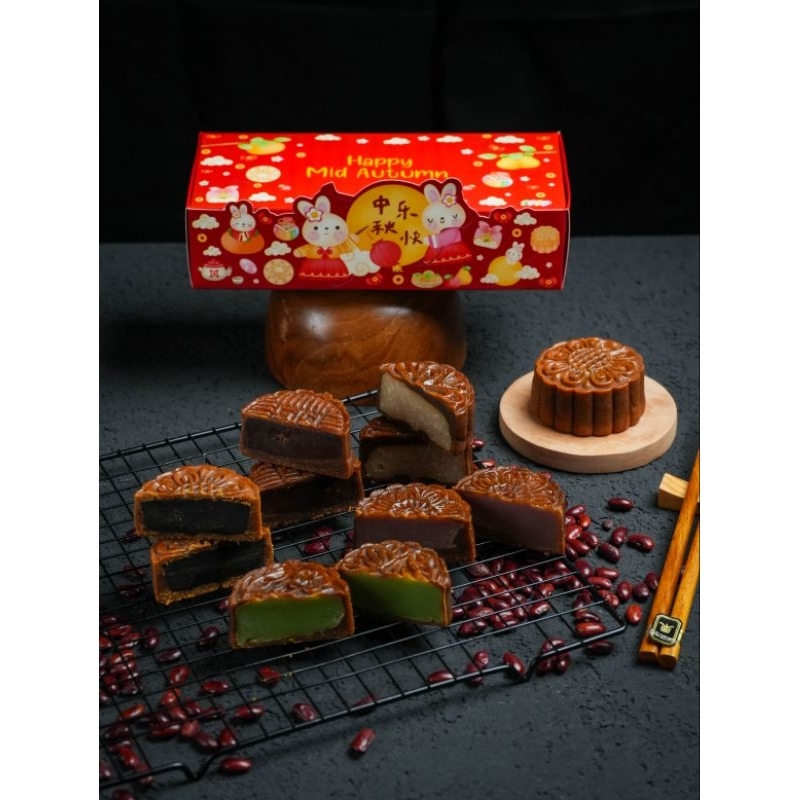 Jual MOONCAKE halal/Mooncake taro/ Mooncake durian/Mooncake pandan ...