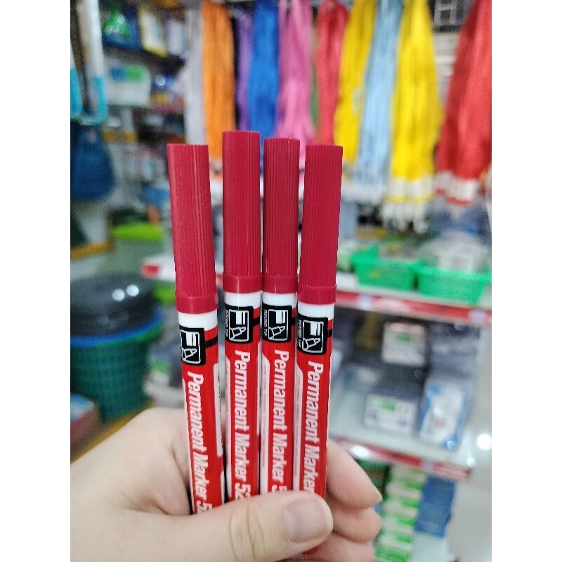 Jual Spidol Snowman Marker 520 Merah (1 pc ) | Shopee Indonesia
