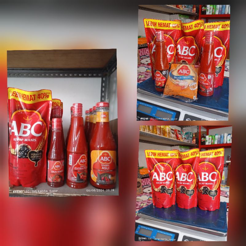 Jual promo kecap besar 825 & saos abc mulai besar sampai kecil | Shopee ...