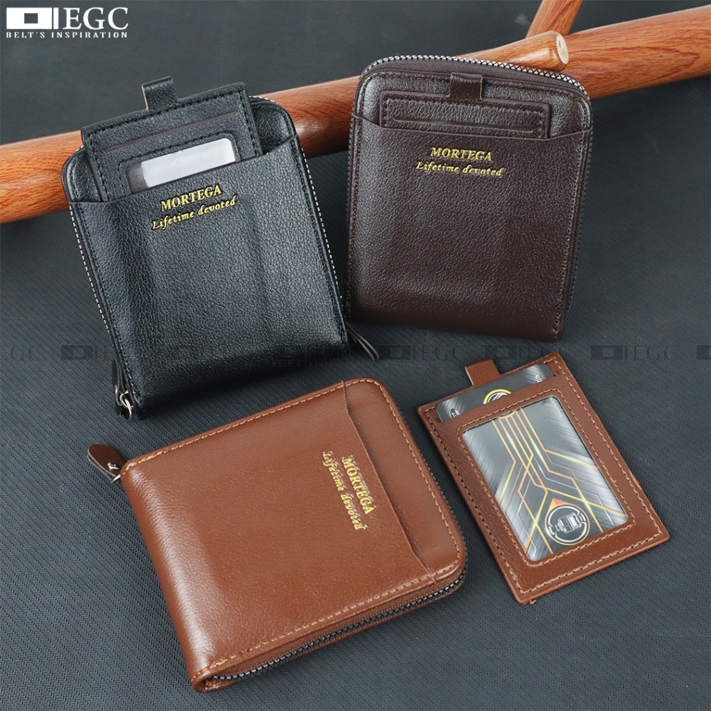 Jual DOMPET LIPAT MORTEGA SELETING ZIPPER BAHAN KULIT PU - M-1053 ...