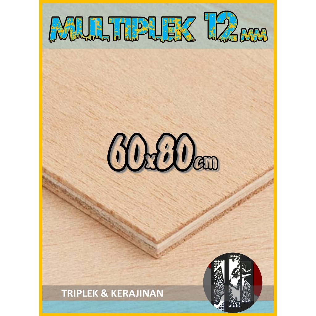 Jual Triplek 12mm 60x80 cm | Multiplek Plywood 12 mm 60x80 | 60 x 80 ...