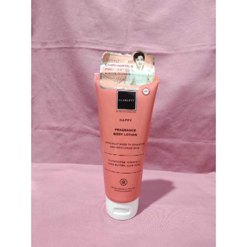 Jual Scarlett Body Lotion - Happy (EXO Chanyeol Version) | Shopee Indonesia