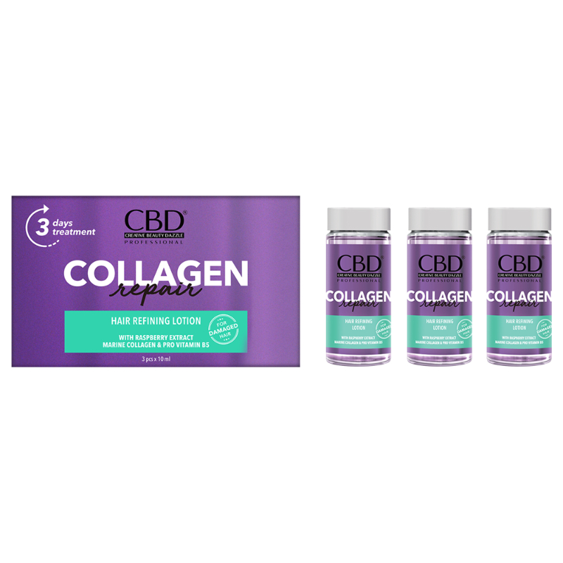 Jual CBD Collagen Repair Hair Refining Lotion 3x10ml | Shopee Indonesia