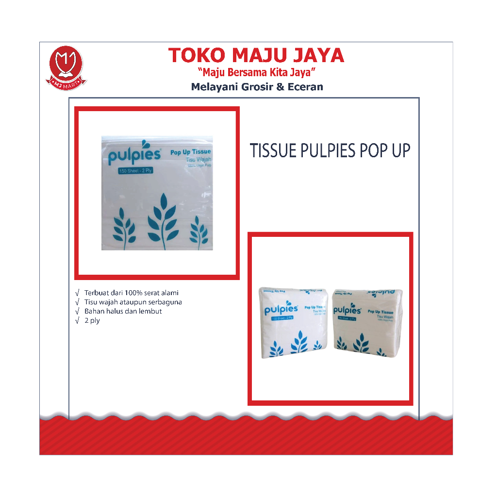 Jual TISSUE PULPIES POP UP | Shopee Indonesia