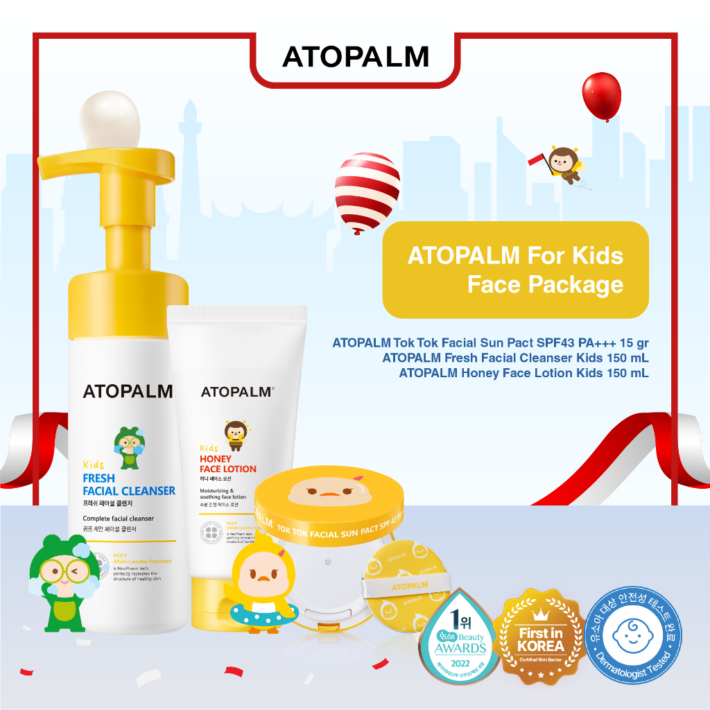 Jual ATOPALM For Kids Face Package | Shopee Indonesia