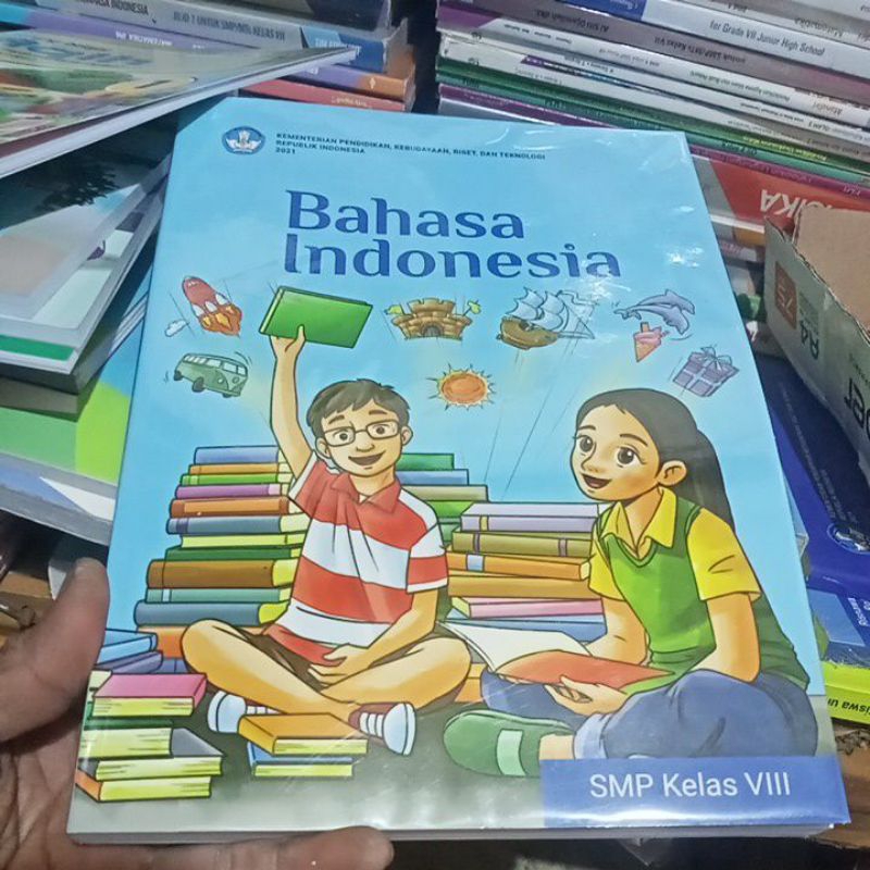 Jual buku paket bahasa Indonesia untuk SMP kelas 8 kurikulum merdeka terbaru penerbit ...