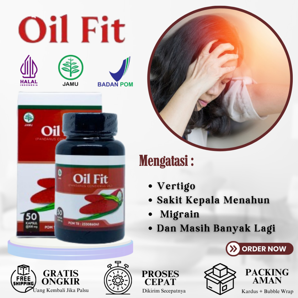 Jual Obat Vertigo, Sakit Kepala Menahun, Pusing Berputar-Putar, Migrain ...