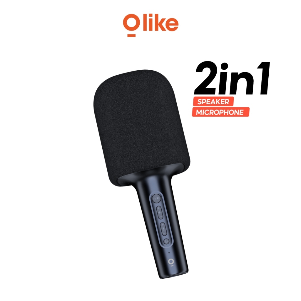 Jual OLIKE MIC KARAOKE BLUETOOTH MICROPHONE WIRELESS PORTABLE SPEAKER ...